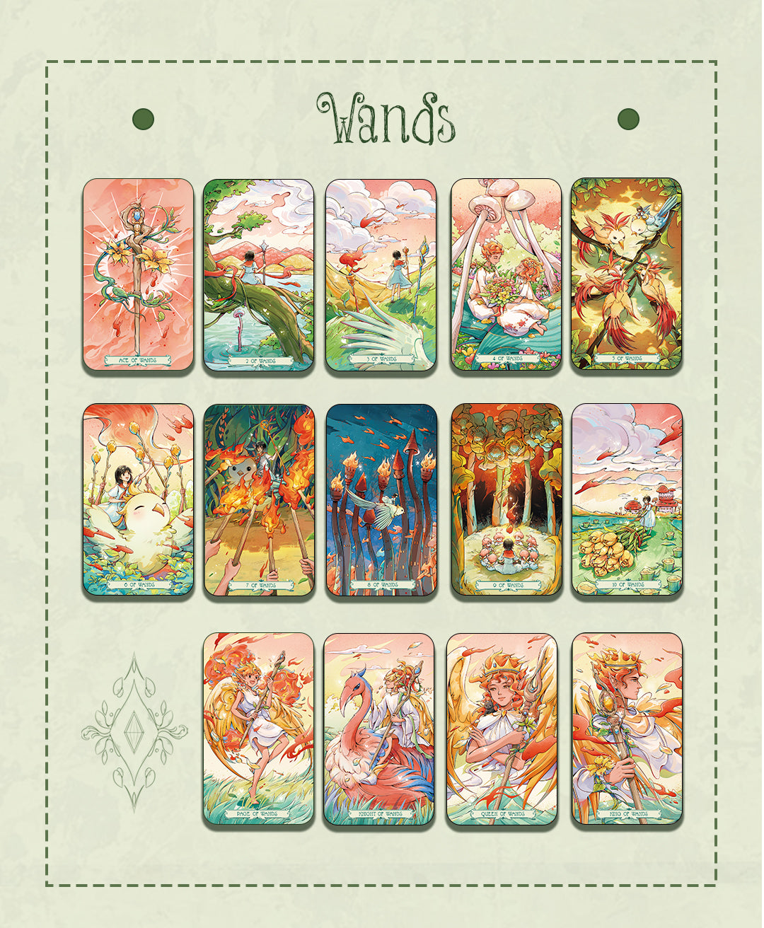 Forest Spirit Imprint Tarot Cards – STAR WHEEL